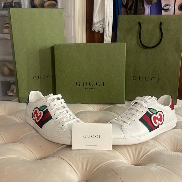 Gucci | Shoes | Gucci Cherry Sneakers | Poshmark